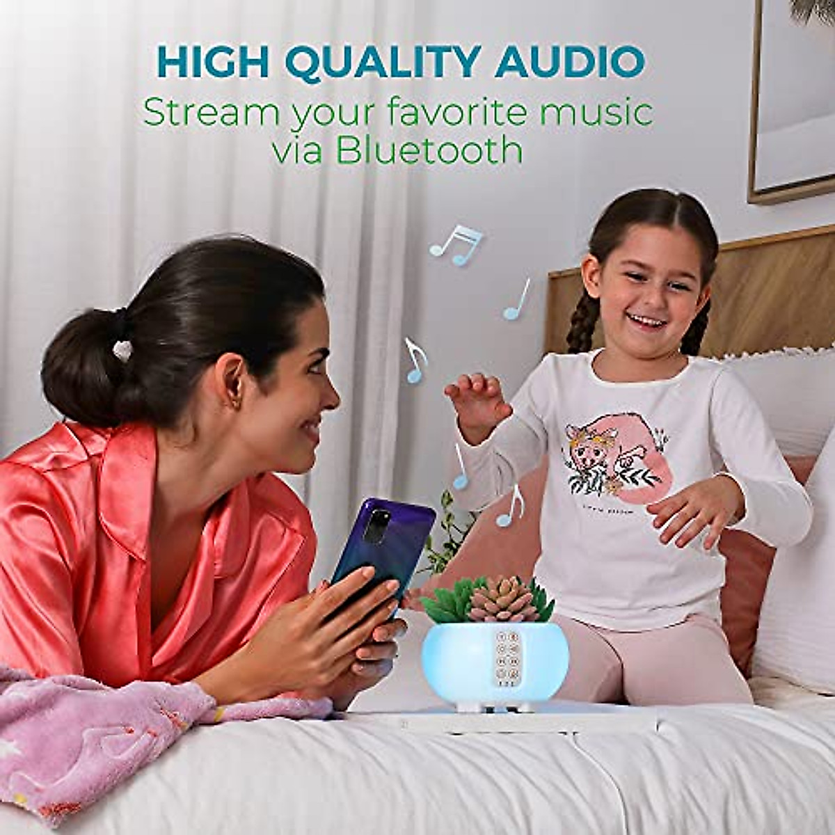 【3 in 1】White Noise Sound Machine for Sleep Adults Kids Baby – White Noise Machine for office privacy & noise canceling - Pink and Brown Noise, Lullaby’s and Nature Sleep Sounds for Deep Restful Sleep