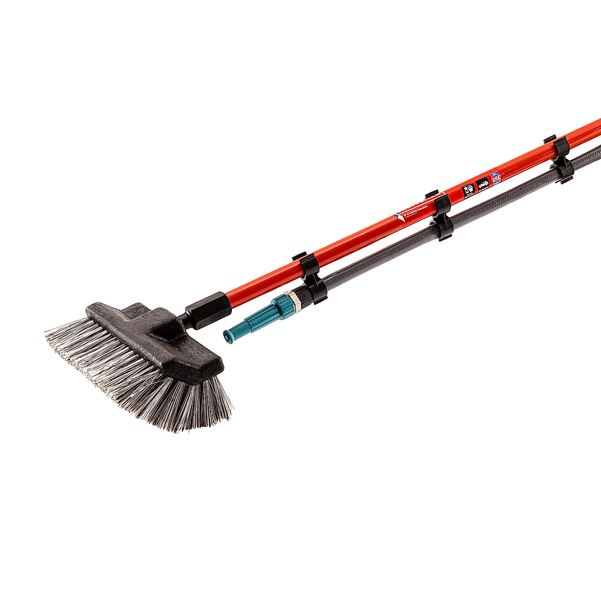 Versa-Spray for Brooms Quickly transforms Brooms and Hoses into a Powerful Water Broom for Cleaning garages, Cars, patios, Houses and Much More!