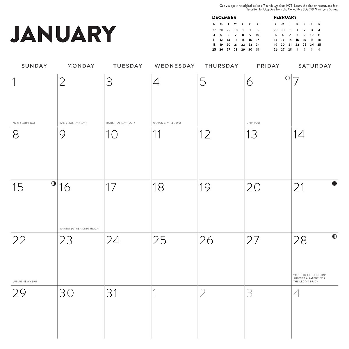 LEGO 2023 Wall Calendar