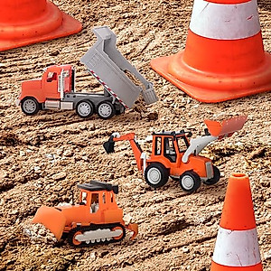 Driven by Battat – Toy Bulldozer For Kids – 1:24 Scale – Toy Construction Vehicle – Realistic Sounds – Movable Parts – Gift Toy Car for 3 Years +