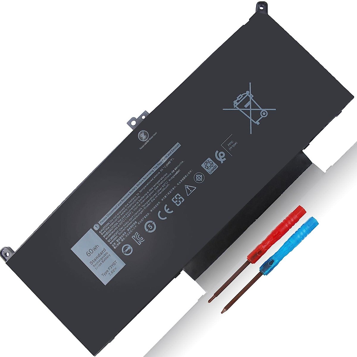 F3YGT Latitude 7490 7480 7390 Battery for Dell Latitude 14 13 12 7000 7490 7480 7390 7380 7290 7280 E7490 E7480 E7380 E7390 E7280 E7290 P73G002 P29S002 ODM3WC DM6WC 2X39G KG7VF 451-BBYE 453-BBCF.