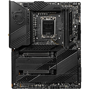 MSI MEG Z690 Unify-X Gaming Motherboard (ATX, 12th Gen Intel Core, LGA 1700 Socket, DDR5, PCIe 5, Dual 2.5G LAN, M.2 Slots, Wi-Fi 6E)