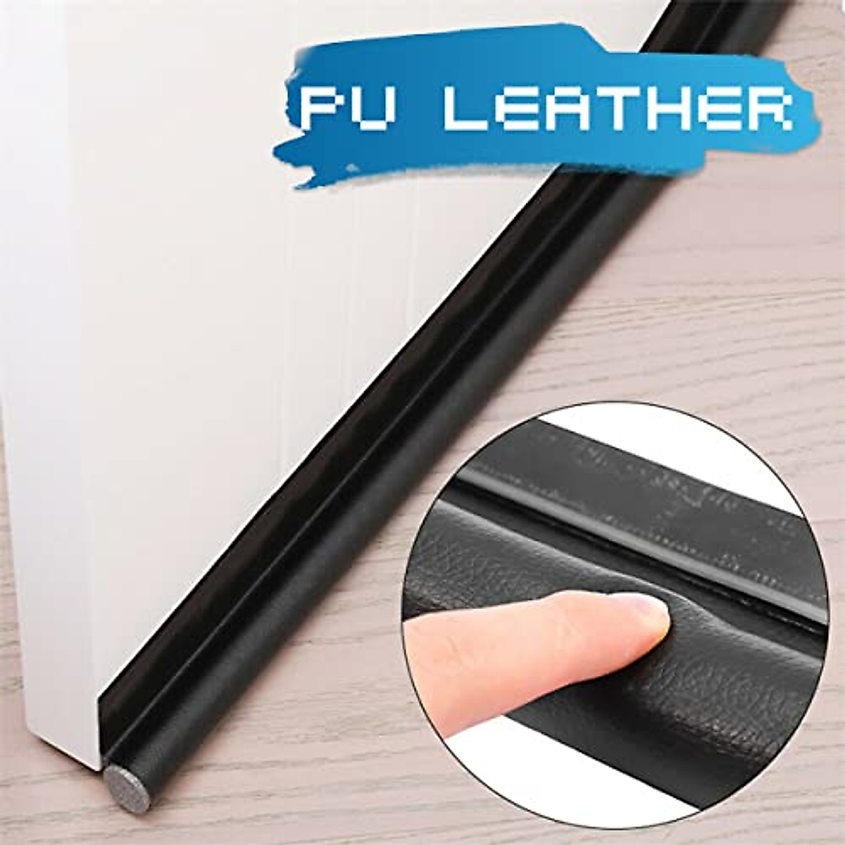 Under Door Draft Stopper 37 Adjustable Window Door Sweeps Easy to Cut and Washable Energy Saving Reduce Noise Window p15414 0