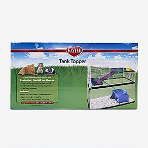 Kaytee 10 Gallon Aquarium Tank Topper Add On Habitat for Pet Gerbils, Hamsters or Mice
