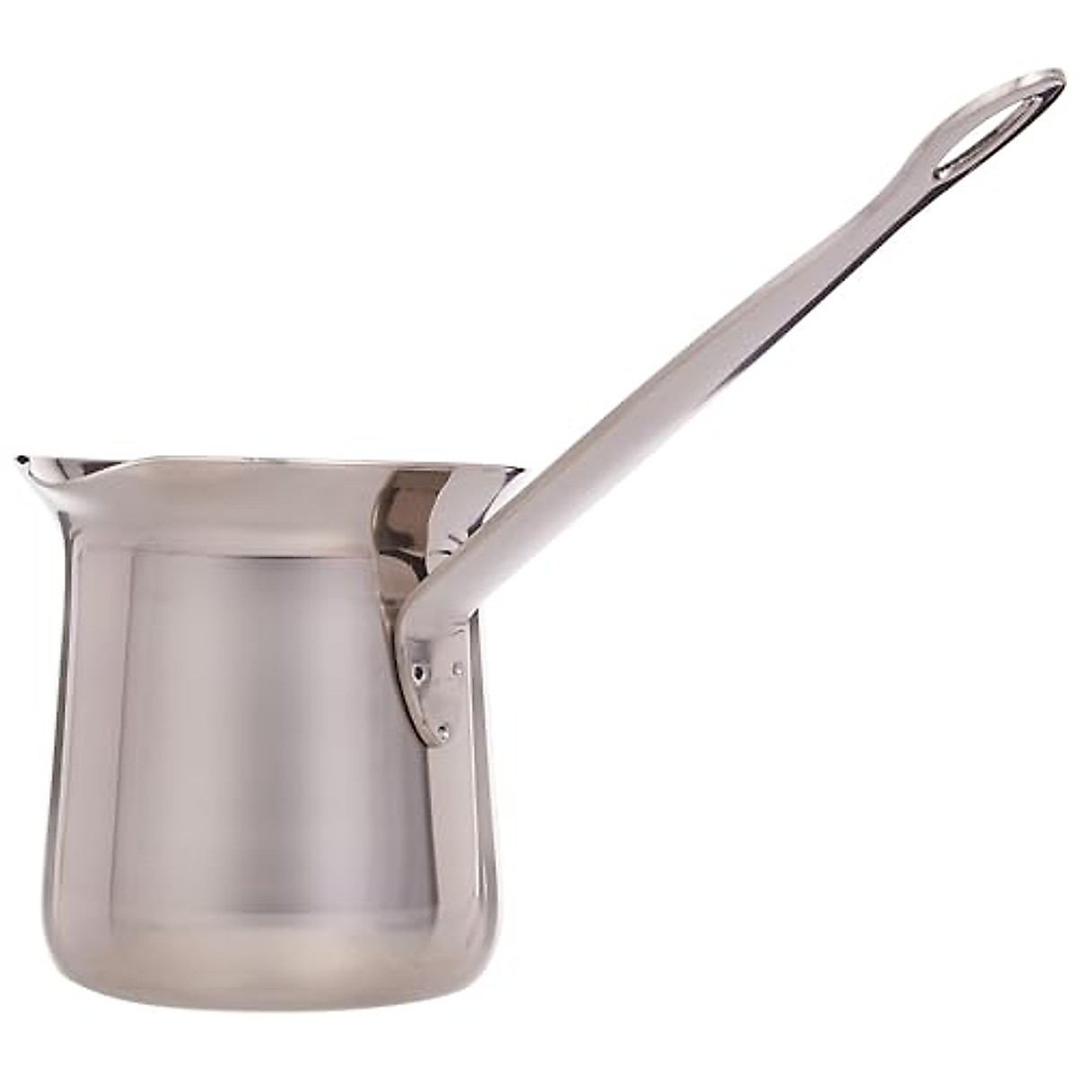 Korkmaz Stainless Steel Turkish Milk/Coffee Pot - 3 Cup
