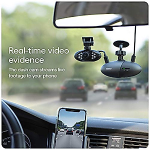 Nexar Pro Dual Dash Cam - HD Front Dash Cam and Interior Car Security Camera - Nexar Dash Cam Front and Cabin - Dual Dash Cam Parking Mode and WiFi - Dash Cams for Cars - Dash Cam for Truckers 64GB