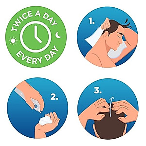 Men's Rogaine 5% Minoxidil Topical Aerosol Hair Regrowth Treatment Foam, 3 Month Supply (Each Can 2.11 Ounce - 60 Gram)