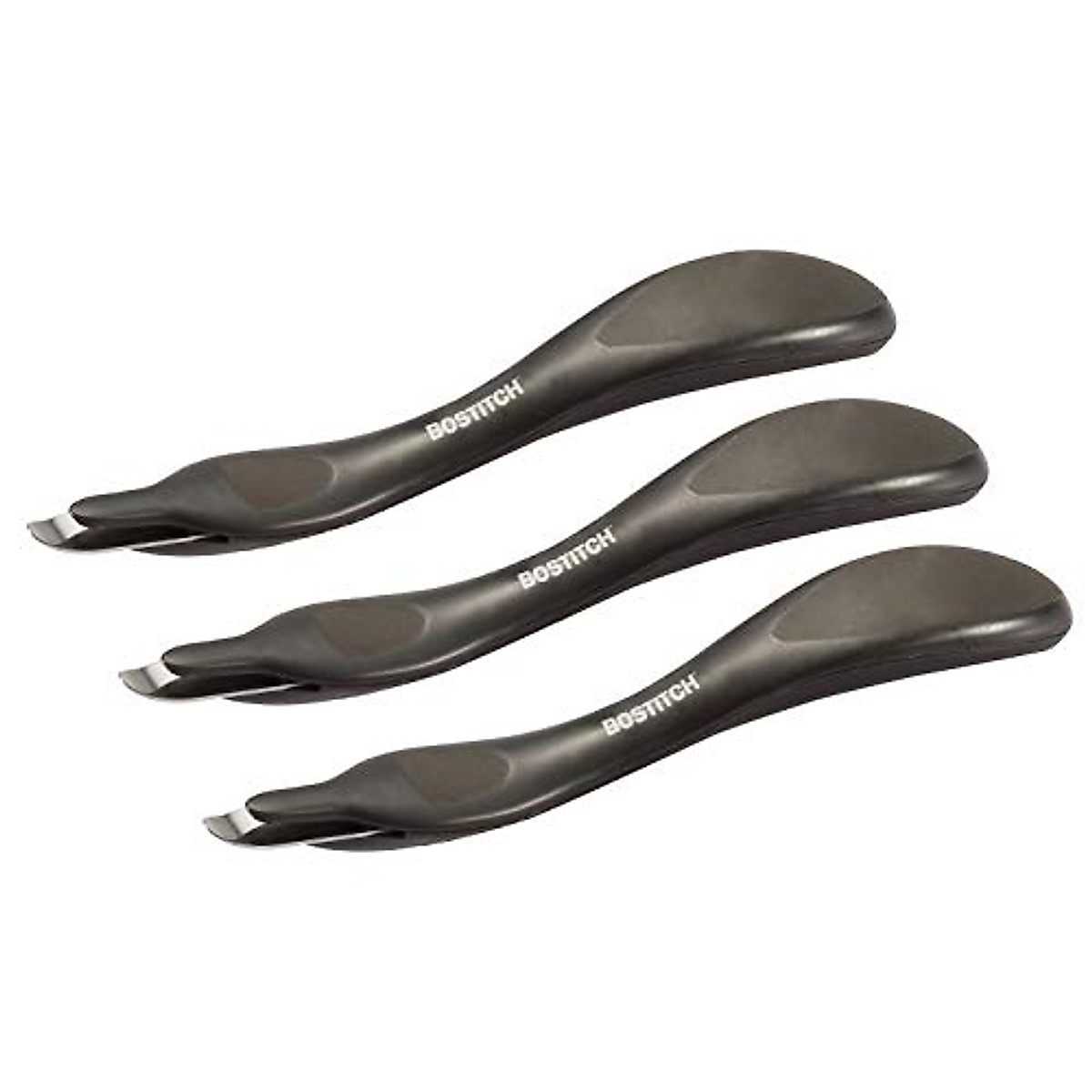 Bostitch Office Easy Staple Remover, Magnetic Tip, 3-Pack, black magnet - 3 pack (40000M-BLK-3PK)