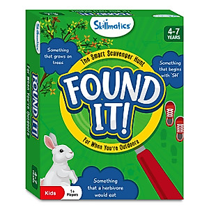 Skillmatics Card Game - Found It Outdoor, Scavenger Hunt for Kids, Boys, Girls, & Families Who Love Board Games Educational Toys, Gifts Ages 4, 5, 6, 7