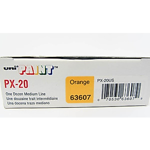Sanford uni-Paint 63607 uni-Paint Marker Medium Point Orange