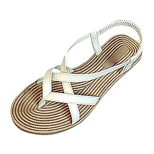 Women Highly Recommend Great Value Flat Shoes Bandage Bohemia Leisure Lady Sandals Peep-Toe Outdoor Shoes