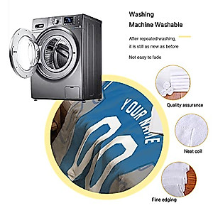 AARONIE 50"x60", Custom Dodger Throw Blanket for Couch Sofa Bed, Personalized LA Los Angeles Baseball Blanket and Throw, Gifts for Men