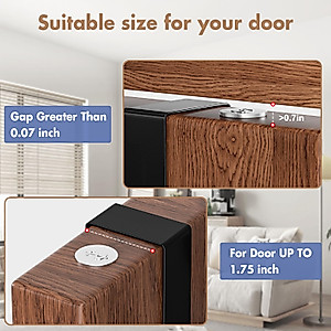 TEELLA Over The Door Hooks, 12 Hooks Over The Door Hanger Hook, 15.5" L x 4.5" H Over Door Hook, Over Door Towel Rack Coat Rack, Door Hooks for Hanging, Black