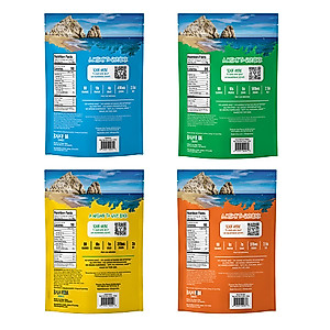 Baja Beef Jerky Snack Pack - Jerky Variety Pack, Beef Jerky Gifts for Men, Beef Jerky Sampler, Craft Jerky, Beef Jerky Assortment, Gluten Free Jerky, High Protein Jerky - 2.5 Oz Bags (Pack of 4)