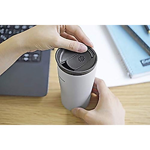 HARIO STF-300-GR Tumbler, Gray, 10.1 fl oz (300 ml), Thermal Tumbler with Lid