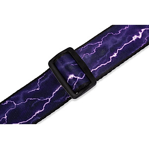 Levy's Leathers 2" Polyester Guitar Strap with Printed Design, Garment Leather Ends and Tri-glide Adjustment (MP-18)