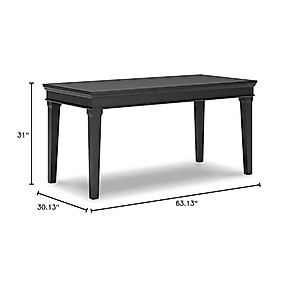 Signature Design by Ashley Beckincreek Retro Home Office Desk for Writing, Black