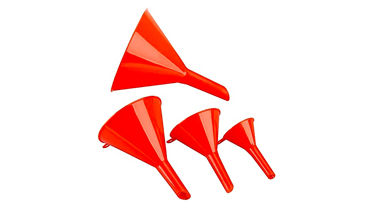 Performance Tool 1144 Funnels - No Spill, Versatile Use