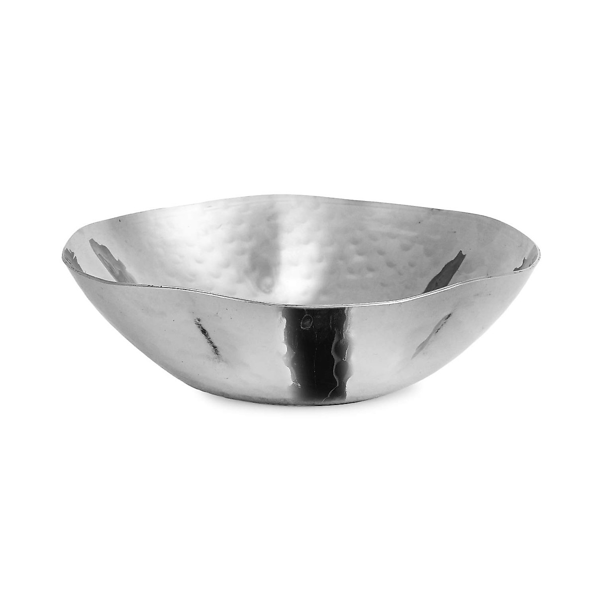 Zap Impex Stainless Steel Hammered Fruit bowl/bread basket
