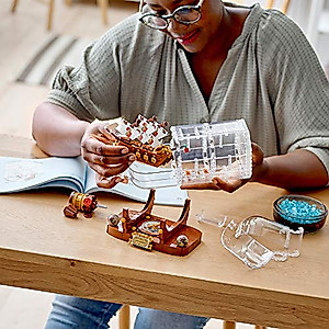 LEGO Ideas Ship in a Bottle 92177 Expert Building Kit, Snap Together Model Ship, Collectible Display Set and Toy for Adults (962 Pieces),Multicolor