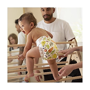 The Honest Company - Eco-Friendly and Premium Disposable Diapers - Pandas, Size 5 (27+ lbs), 20 Count
