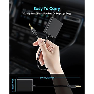 ANDTOBO USB to Aux Audio Adapter, 3.5mm Male to USB Female for Playing Music with USB Drive in Your Car
