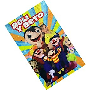 Genérico Bely Y Beto Show Kids Blanket Soft Fleece Fabric Rest Thin Blanket Measure 160 x 110 cm (Yellow)