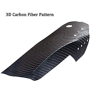 1 Pair Mountain Bike Fender Mud Guard,XINBOUS Adjustable Carbon Fiber MTB Bicycle Mudguard Front + Rear MTB Fender Set Compatible with 20"/24"/26"/27.5"/29" Mountain Bike Mud Guards