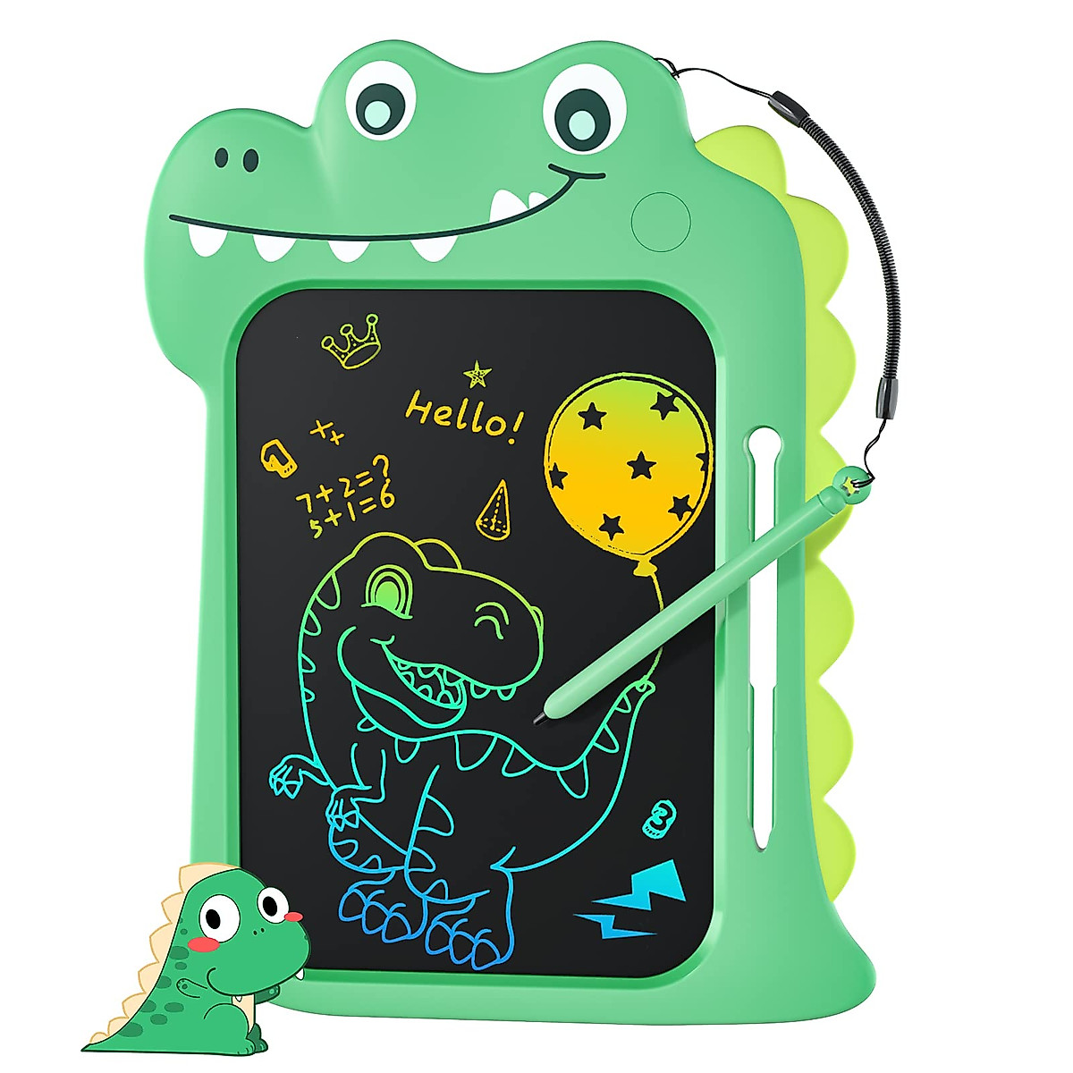 LCD Writing Tablet for Kids, Drawing Tablet Doodle Board Toddler Toys, Dinosaur Toys Tablet for Boys Girls 3 4 5 6 7 8 Years Old, Birthday Gift Doodle Drawing Writing Pad Education Learning Toys