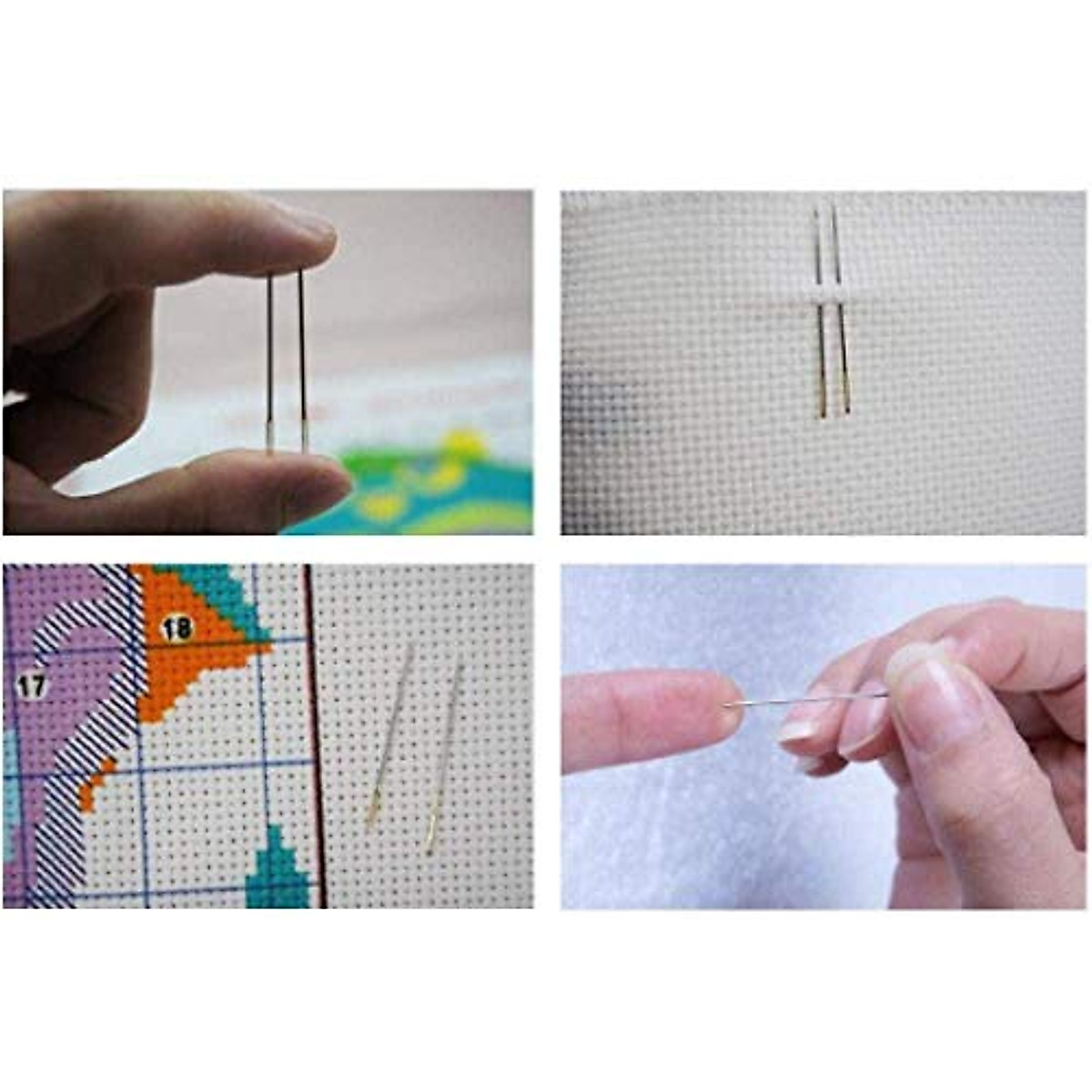 Adult Counted Cross Stitch Kits Religious Mary Flower 40X50CM 14CT Holiday Gift DIY Embroidery Starter Kits Easy Patterns Embroidery for Girls Crafts Cross-Stitch Supplies NeedleworkThe