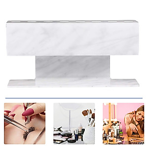 Beaupretty Eyelash Extension Tweezers Stand Holder 8 Holes Acrylic Tweezers Display Storage Tweezers Shelf Holder for Eyelash Extensions Supplies Accessories Tools