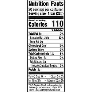 Larabar Double Dark Chocolate Mini Bars, Gluten Free Vegan Bars, 20 ct