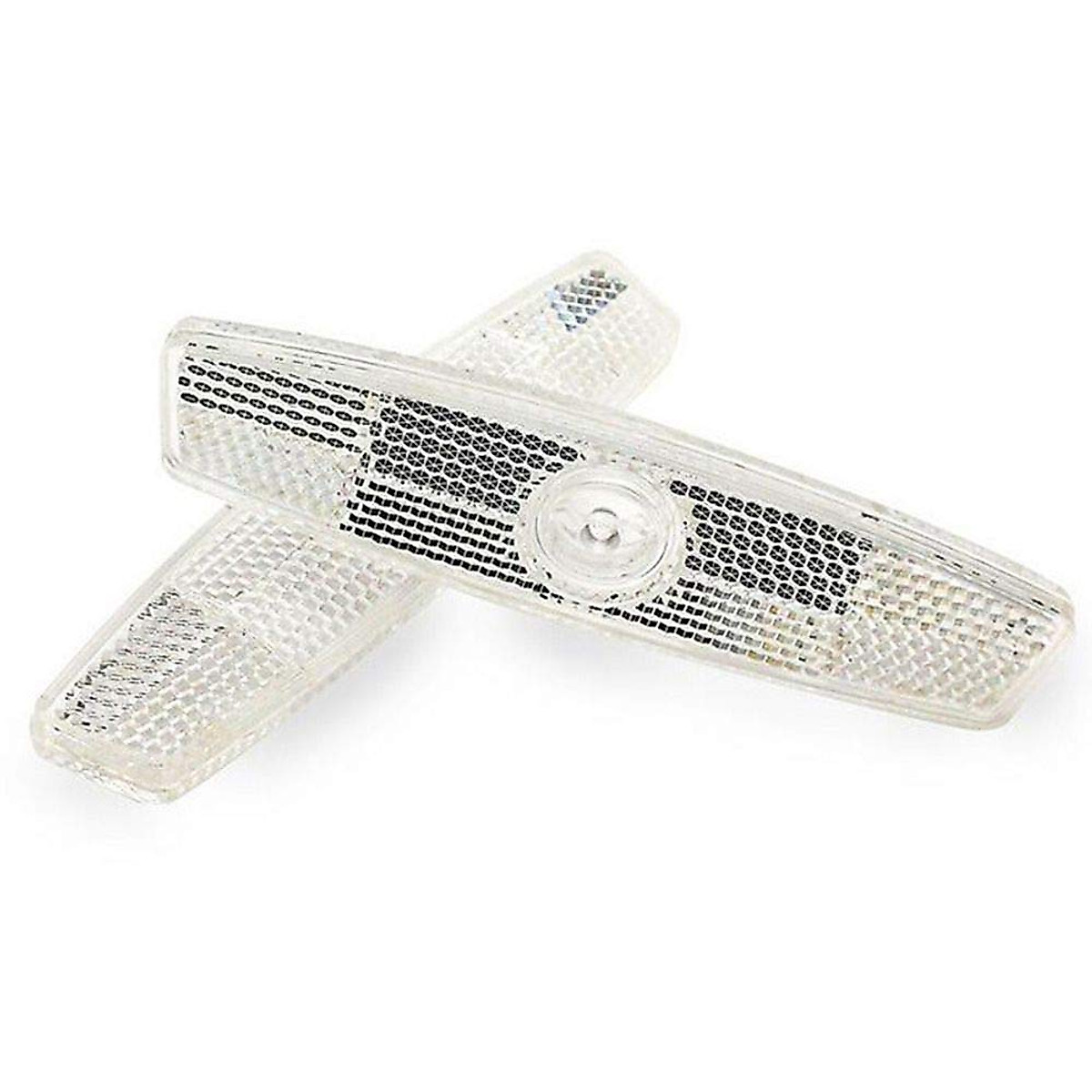 EORTA 4 Pieces Bicycle Wheel Spoke Reflector Night Safety Riding Bike Warning Light Reflector Bike Decoration Accessories for Mountain Bike Road Bike, Yellow and White