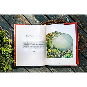 Aesop's Fables Hardcover: The Classic Edition by acclaimed illustrator, Charles Santore (Bedtime Stories With Moral Lessons) (Charles Santore Children's Classics)