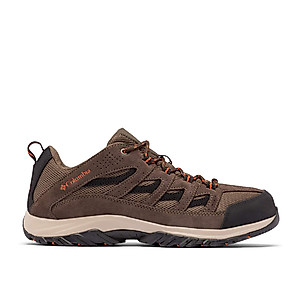 Columbia Mens Crestwood Hiking Shoe, Camo Brown, Heatwave, 13 Wide US