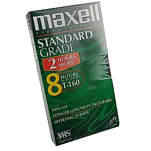 Maxell T-160 Std Standard Grade Videocassette