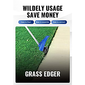 WILD BADGER POWER 26cc Weed Eater/Wacker Gas Powered, String Trimmer/Edger, Pole Saw, Hedge Trimmer and Brush Cutter Blade, 4-in-1 Multi Yard Care Tools, Rubber Handle & Shoulder Strap Included