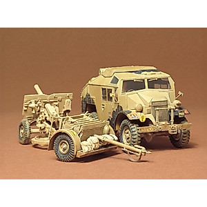 Tamiya 1/35 British 25Lb Gun & Quad