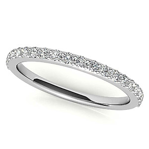 10K Solid White Gold Handmade Engagement Ring 2 CT Radiant Cut Moissanite Diamond Solitaire Wedding/Bridal Ring for Womens/Her Propose Ring Set (10.5)