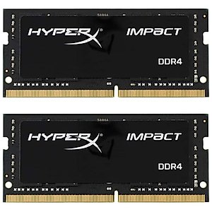 Kingston Technology HyperX Impact 32GB 3200MHz DDR4 CL20 SODIMM (Kit of 2) Memory HX432S20IBK2/32