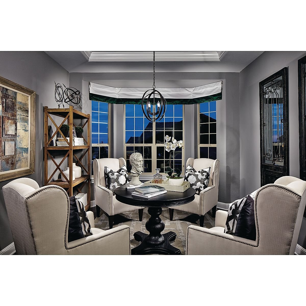 Progress Lighting P3827-20 Equinox Hall & Foyer, 16-Inch Diameter x 18-3/8-Inch Height, Bronze