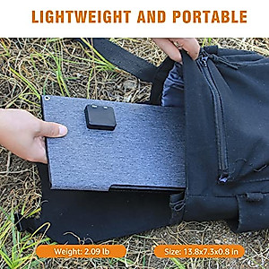 30W Foldable Solar Panel for Portable Power Station, Portable Solar Charger with Multiple Outputs DC/USB for Generator, iPhone, iPad, Samsung and Outdoor Camping