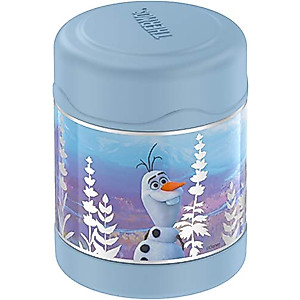 THERMOS FUNTAINER 10 Ounce Stainless Steel Vacuum Insulated Kids Food Jar, Frozen 2