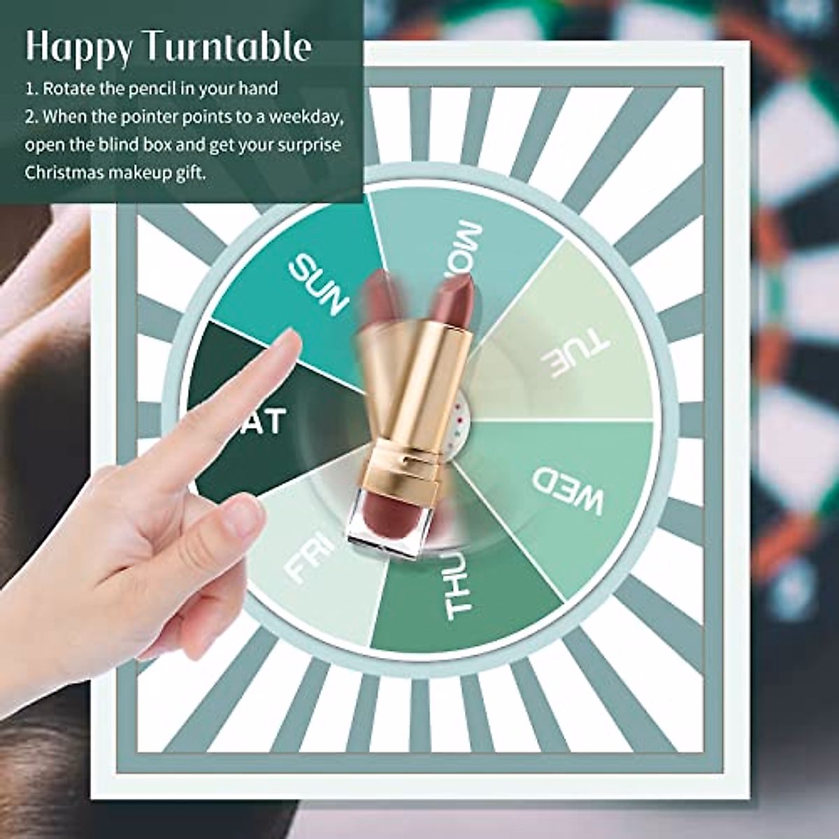 Makeup Kit for Teen Girls 7 Days Advent Calendar Week Makeup Countdown Set Perfect Makeup Advent Calendar of Makeup Gift Set Cruelty Free with 7 Individually Boxed Makeup Kits Surprises