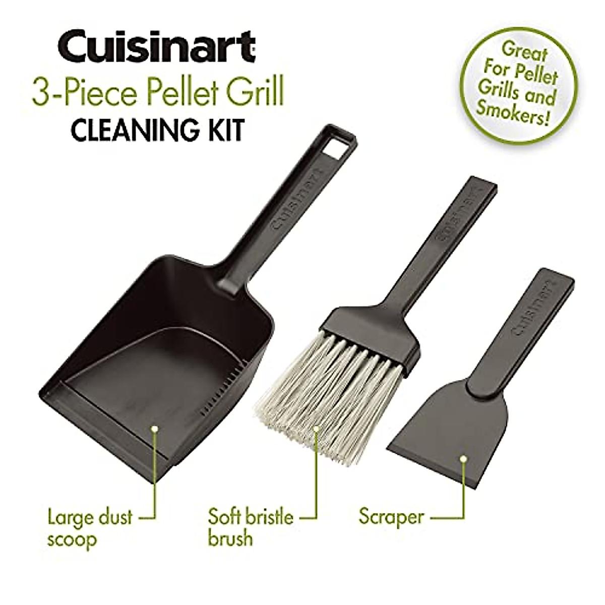 Cuisinart CPC-120 3-Piece Pellet Grill Ash Cleaning Kit