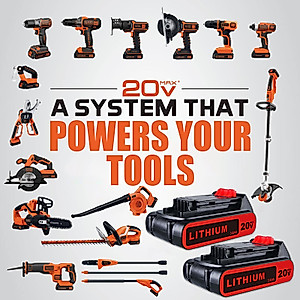 VANON 2Pack 3800mAh LBXR20 20V MAX Battery Replace for Black & Decker 20V Battery Lithium ion LBXR20 LBXR20-OPE LB20 LBX20 LBX4020 LB2X4020-OPE