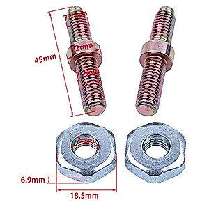 Adefol Chain Saw Bumper Spike/Felling Dog 21pcs Kit for Stihl MS660 MS460 MS440 066 046 044 Replacement Parts with Chain Adjuster Tensioner, Bar Stud, Bar Nut for 1122 664 0503, 1122 664 0508