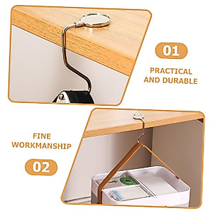 Alipis 30 Pcs Anti-Skid Hook Bags Metal Aluminum Alloy + Iron Student