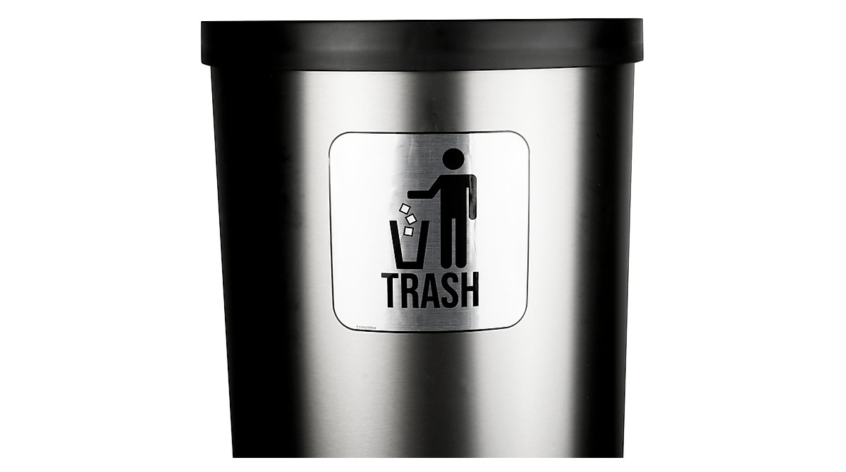 Recycle Stickers for Easy Trash & Recycling Sorting
