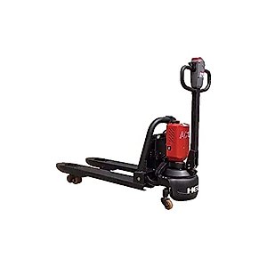 HPDMC Full Electric Powered Pallet Jack 3300lbs. Wt. Cap, Material Handling Lithium Battery Walker Pallet Truck 47"x27" Fork Size Used for Material Handling